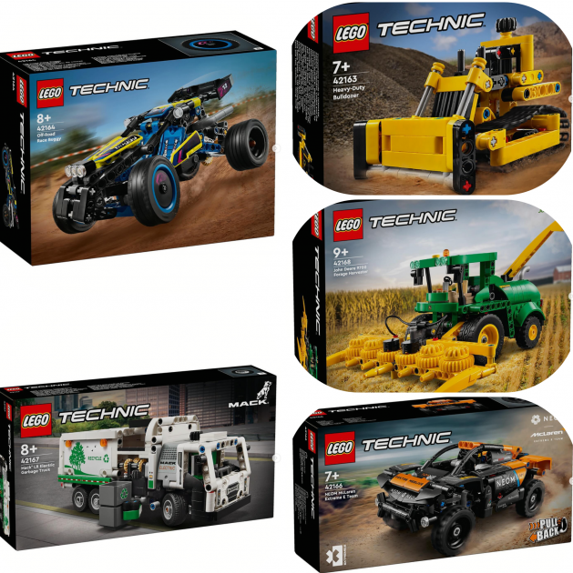 5 nieuwe LEGO Technic sets op 1 januari 2024 - Brickyes