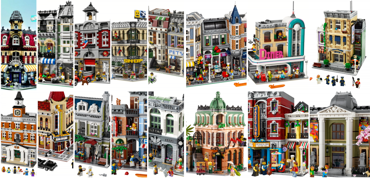Een overzicht van de LEGO Modular buildings collectie - Brickyes