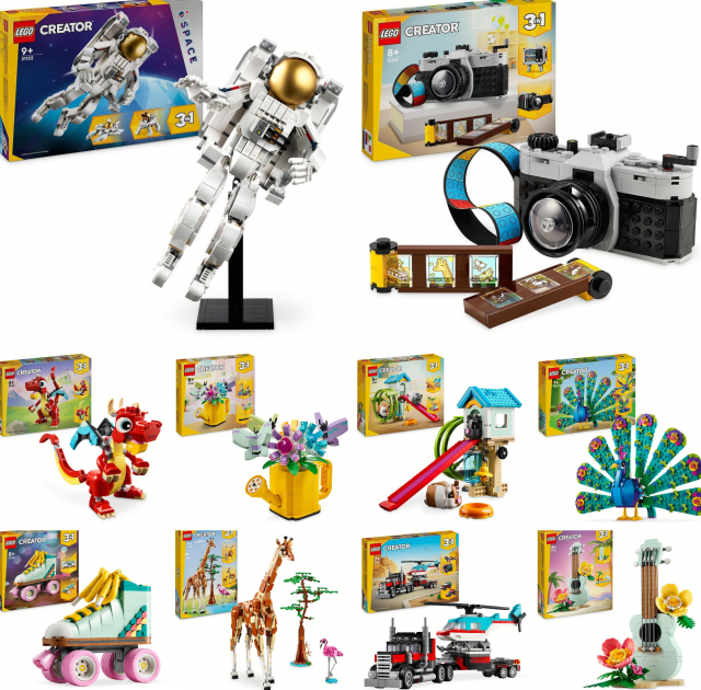 LEGO Creator 3 in 1 heeft 10 nieuwe sets onthult voor 2024 - Brickyes